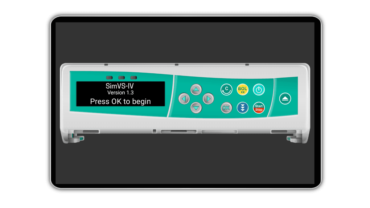 SimVS IV Series | IV Infusion Pump Training Simulator