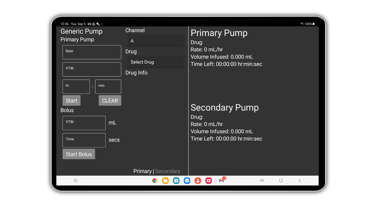 SimVS IV Series | IV Infusion Pump Training Simulator